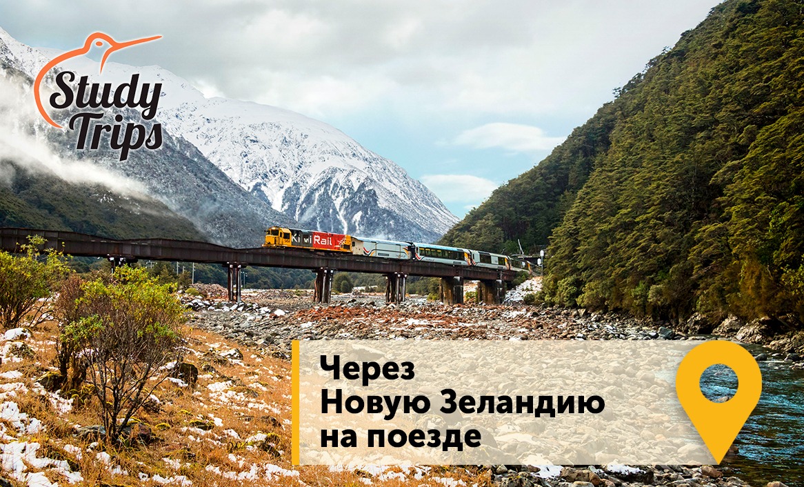 Через Новую Зеландию на поезде - NZ Study Trips