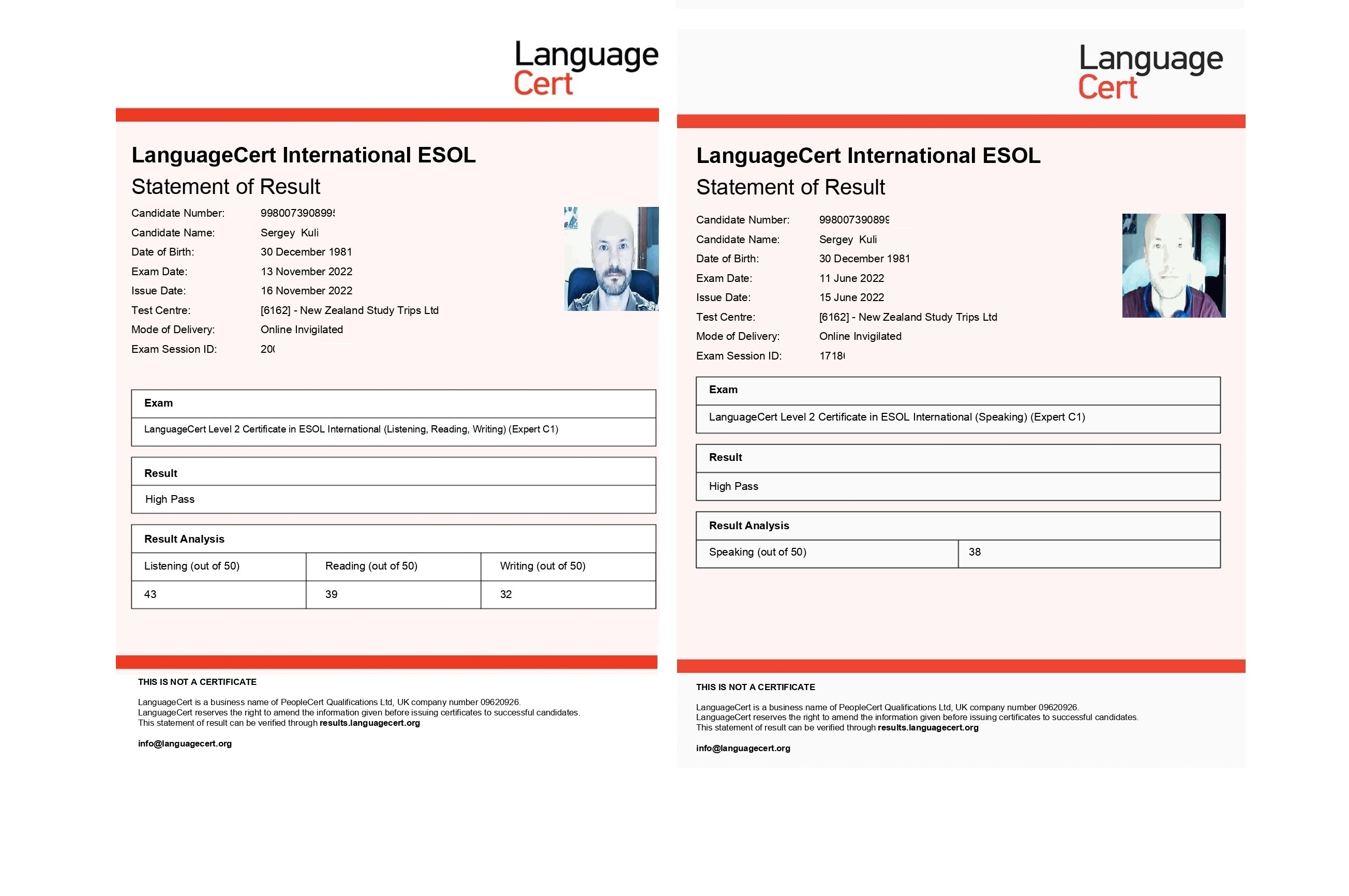 Отзыв Сергея из Калининграда, нашего студента LanguageCert - NZ Study Trips
